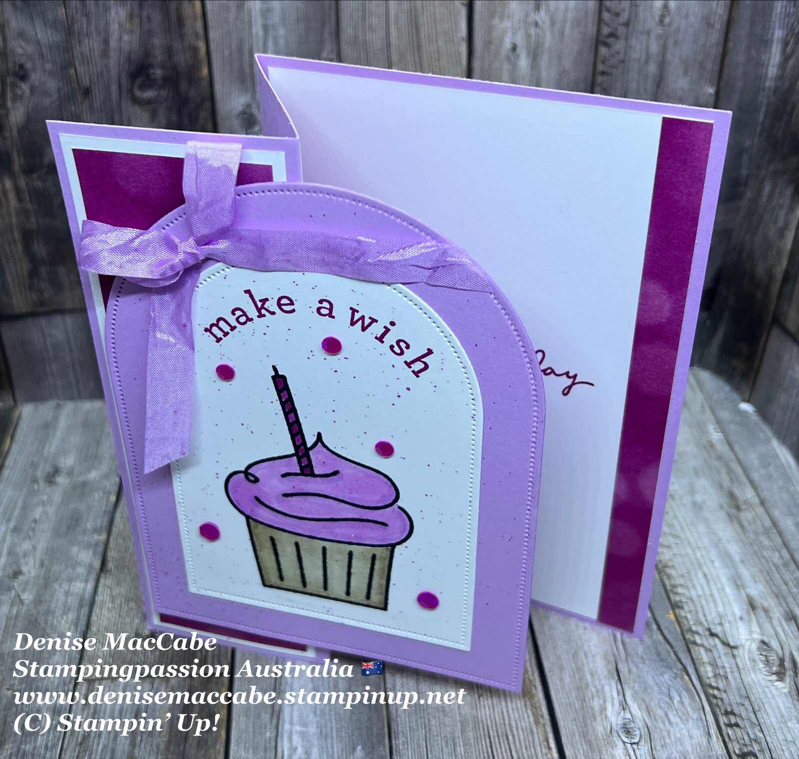 Stamping Passion: Make it Monday - Everyday Arches/ Arched Wishes “Z”Fold card - 24.2.2025