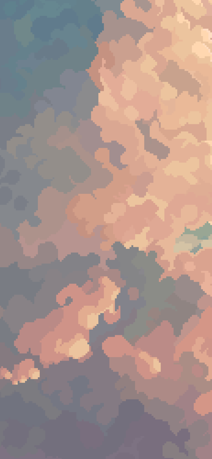 Sky, Pixel Art, Digital Art, iPhone Wallpaper