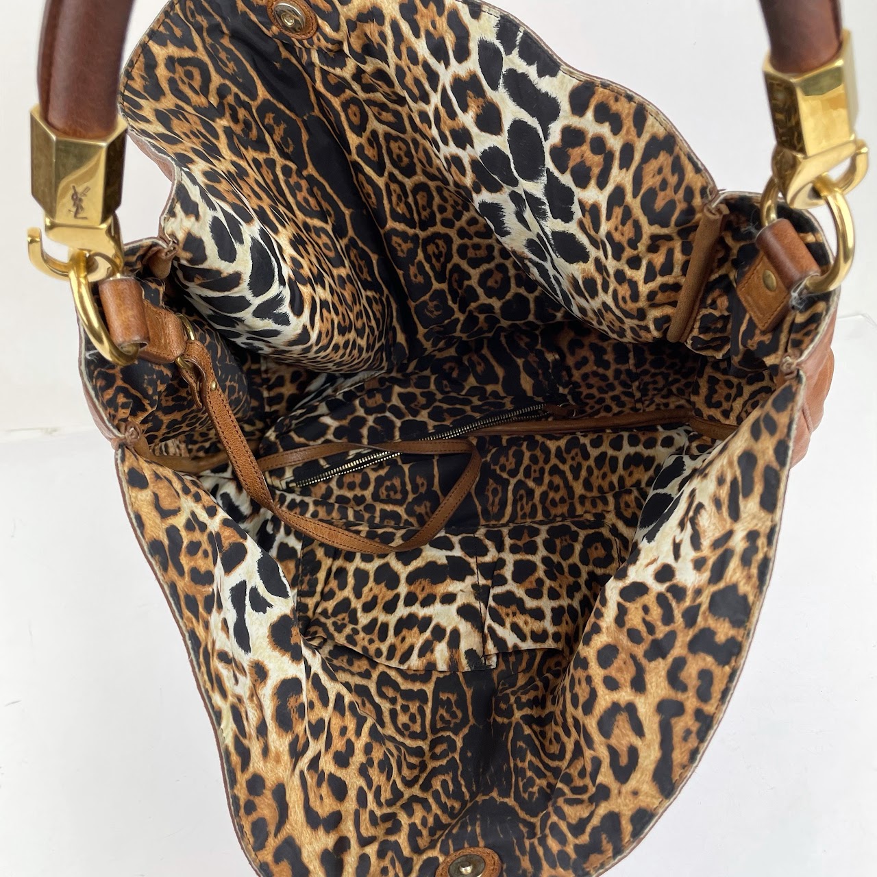 YSL Brown Leather Bag