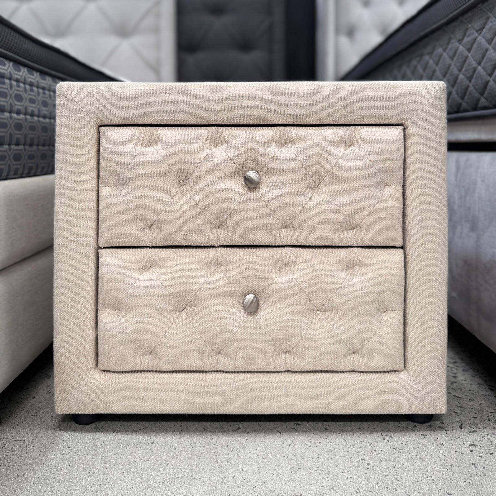 Majestic Bedside in Beige