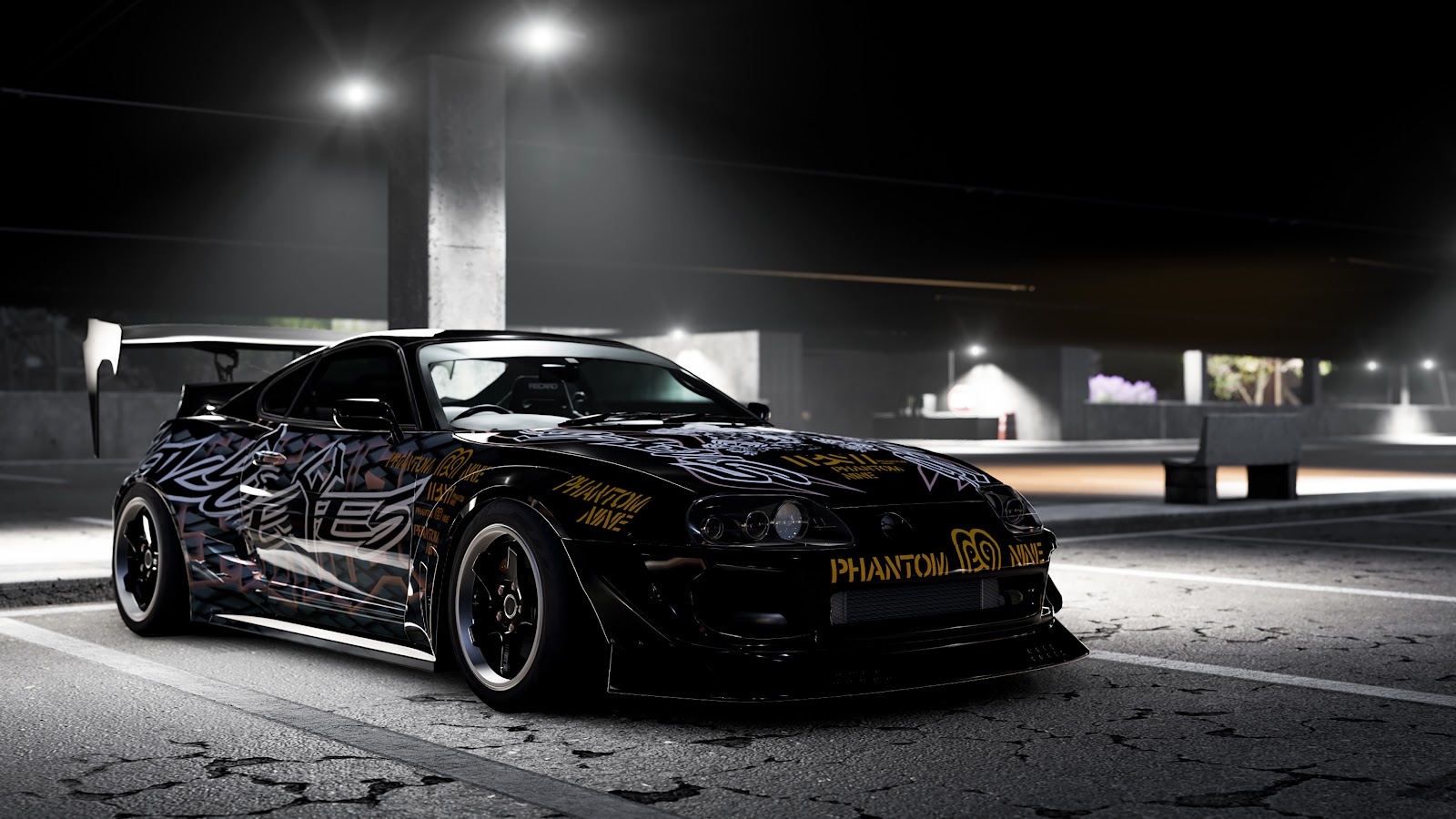 Toyota Supra P9 Night 4K Wallpaper - Wallpaper.cam