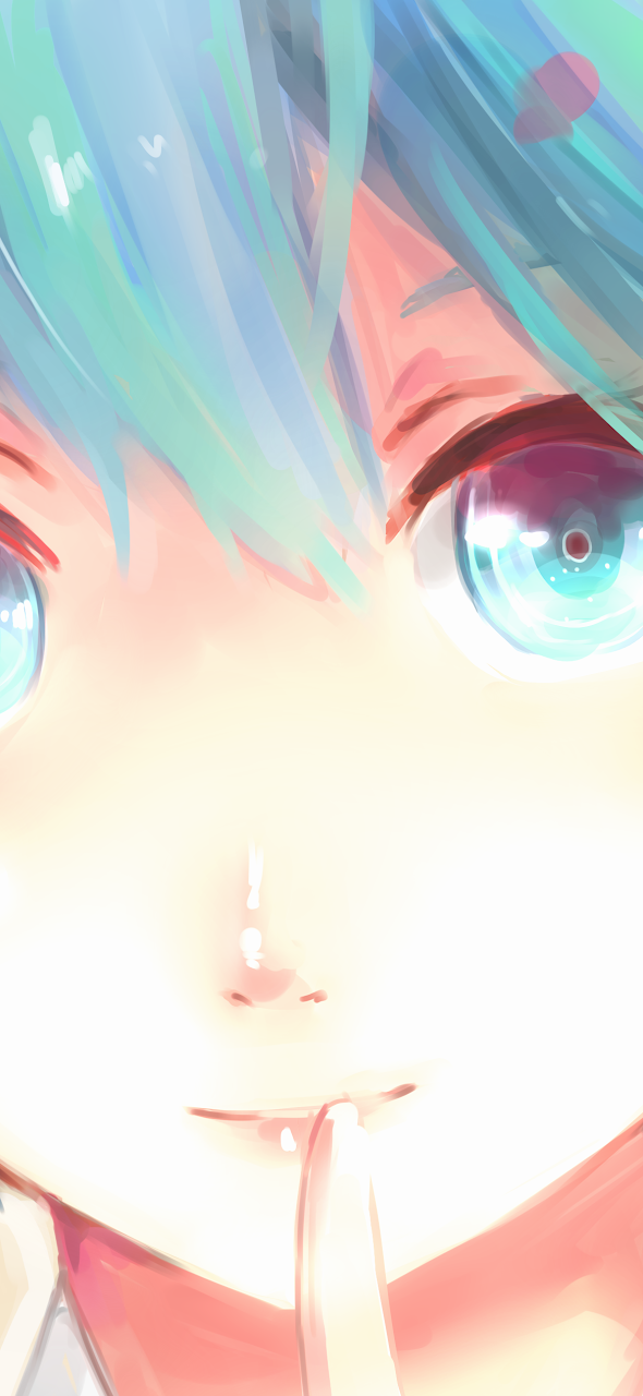 Hatsune Miku, Aqua Eyes, Anime Girls, Smiling, Vocaloid 4K Phone Wallpaper