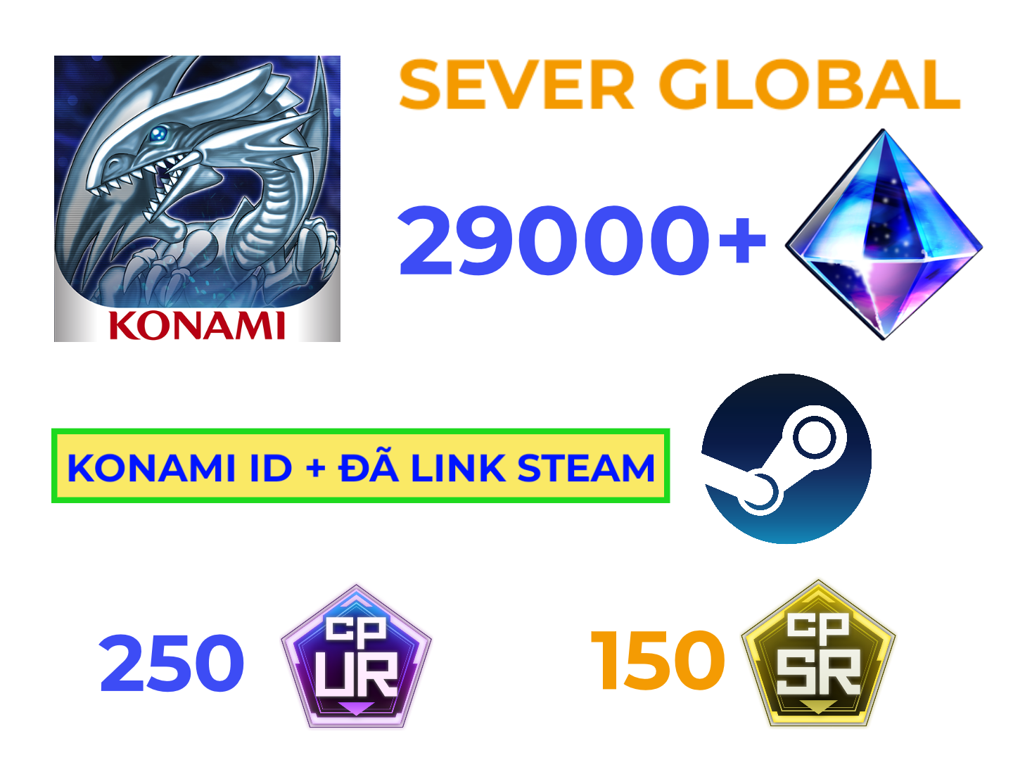 Shop bán acc YUGIOH MASTER DUEL uy tín - giá rẻ - chất lượng