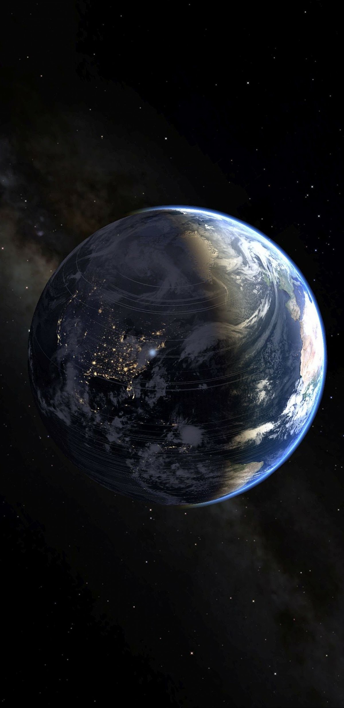 Earth Planet 2K iPhone Wallpaper