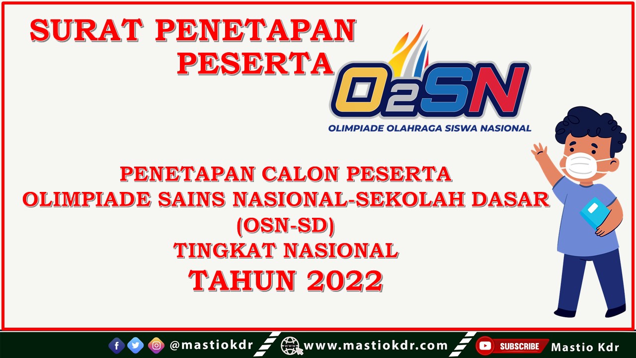 Penetapan Calon Peserta Olimpiade Sains Nasional-Sekolah Dasar (OSN-SD ...