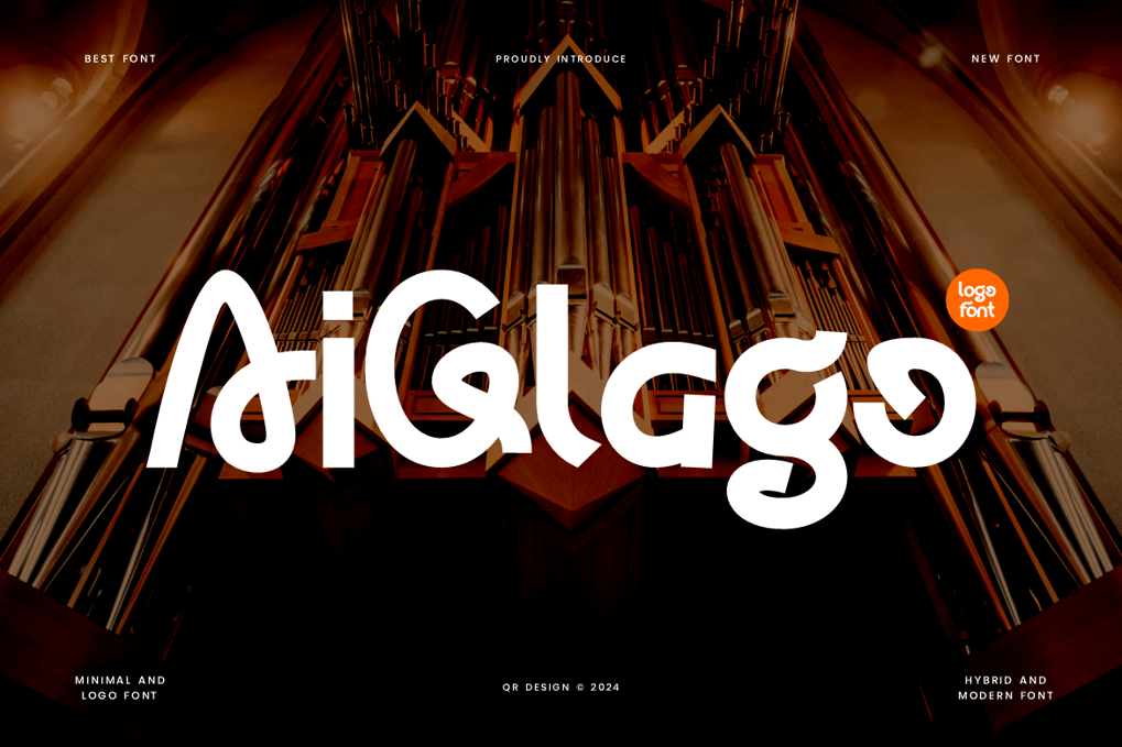 Aiglago - Hybrid Logo Sans Font - Đồ Hoạ Vip