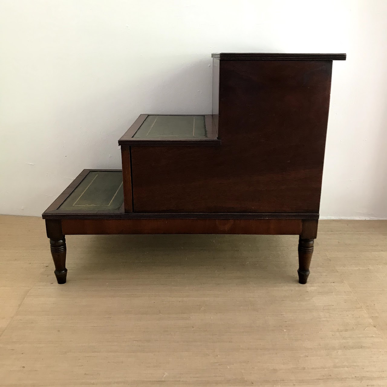 Georgian Mahogany Bed Steps #1