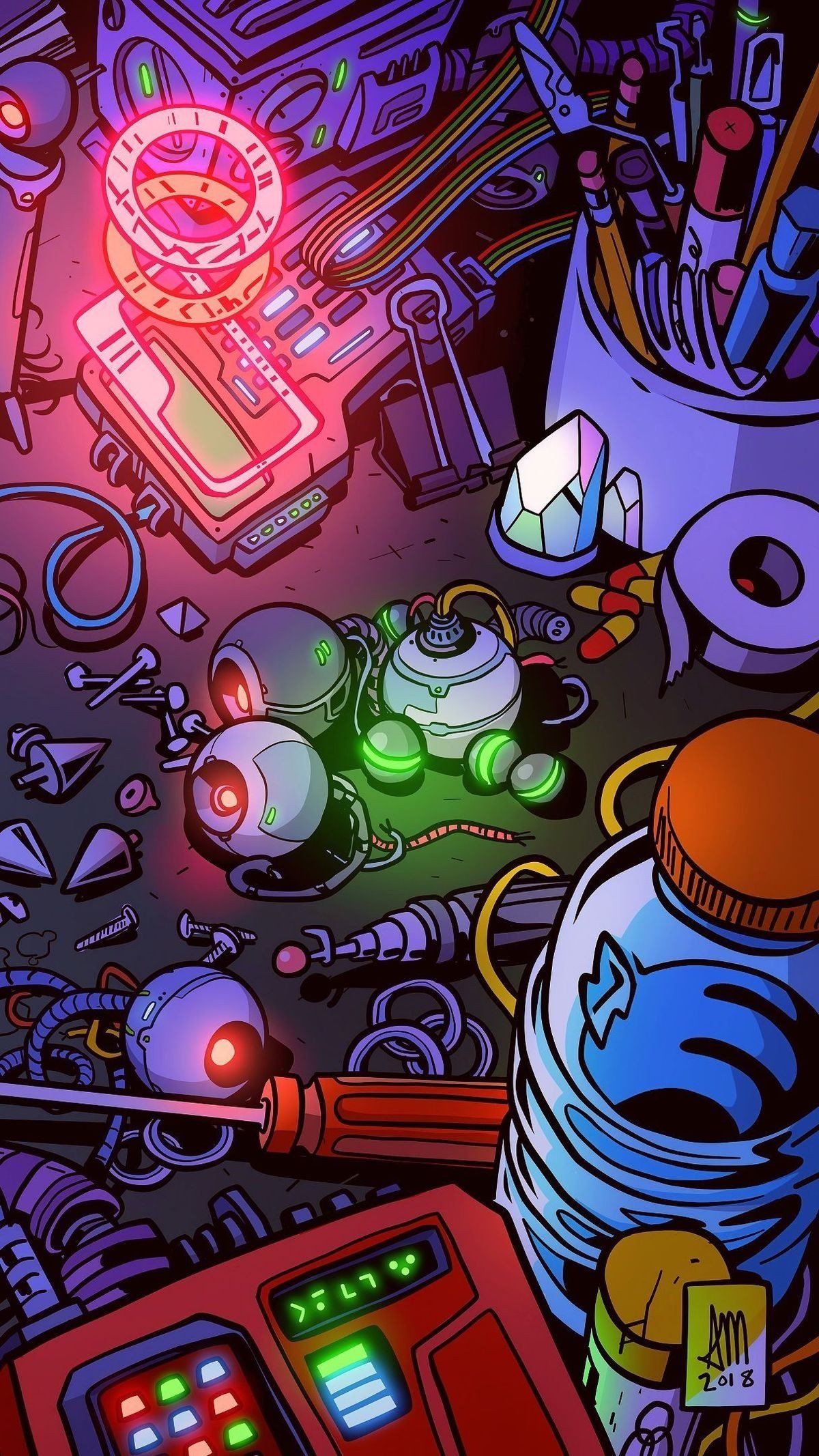 Cyberpunk 2077, Apples, Gamer, iOS, Art Full HD iPhone Wallpaper