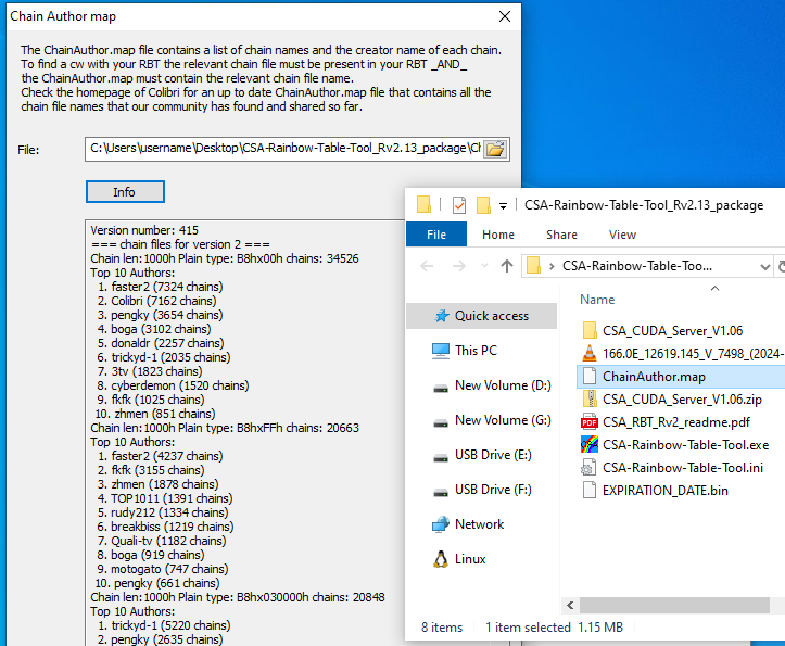 CSA Rainbow Table Tool problems ('stopped' error when trying to start job) | Sat Universe - The ...