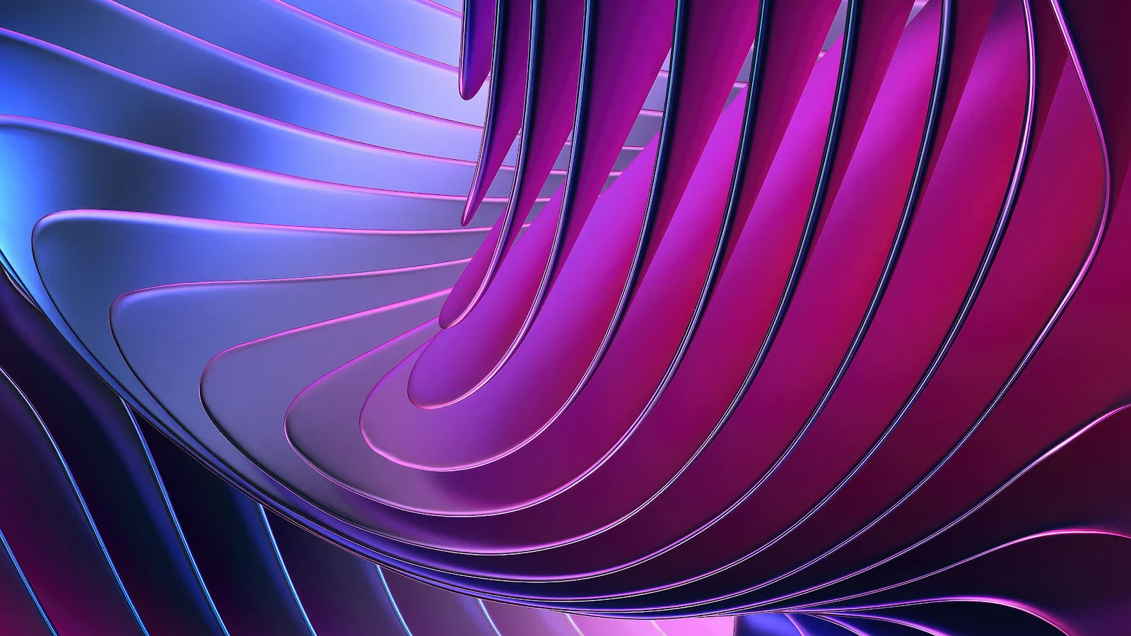 Curves, Abstract, Gradient, Pink, Purple 4K Desktop Wallpaper