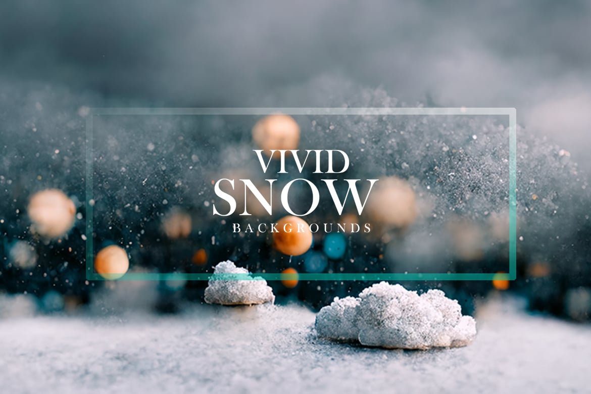 Vivid Snow Backgrounds - Đồ Hoạ Vip