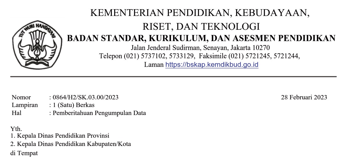 Surat Edaran Survei Kepuasan Pengguna Dalam Pemanfaatan Platform Rapor ...