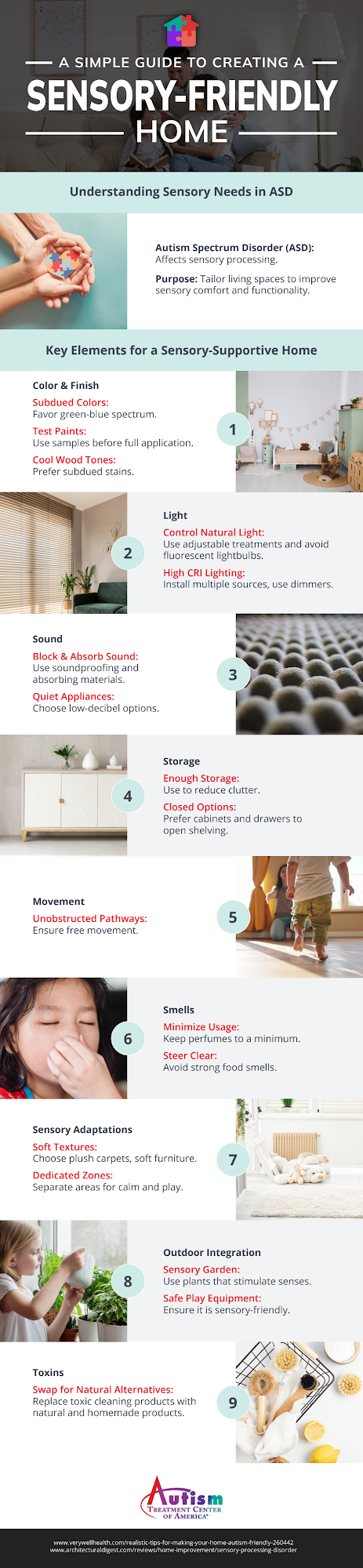 creating a sensory friendly home