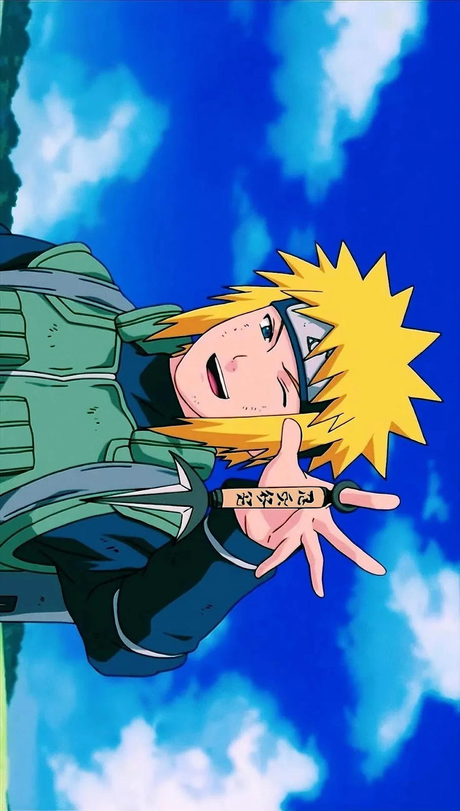 Minato Namikaze, Naruto, Anime, Character iPhone Wallpaper