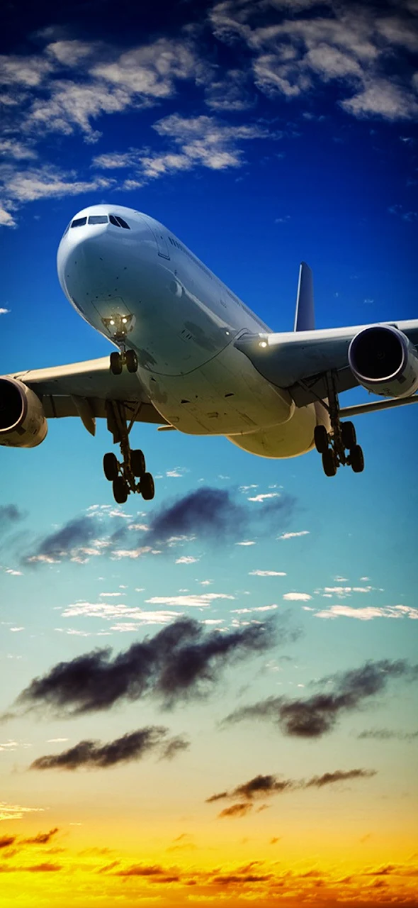 Airplane, Flight, Aircraft, Air Travel, Airline Full HD iPhone Wallpaper