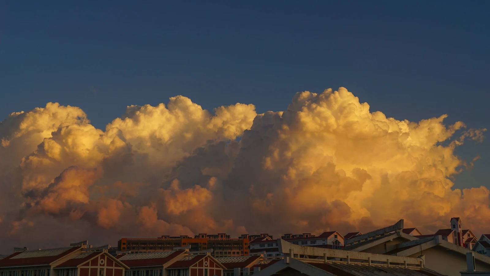 Clouds, Sunset, Nature 2K Wallpaper