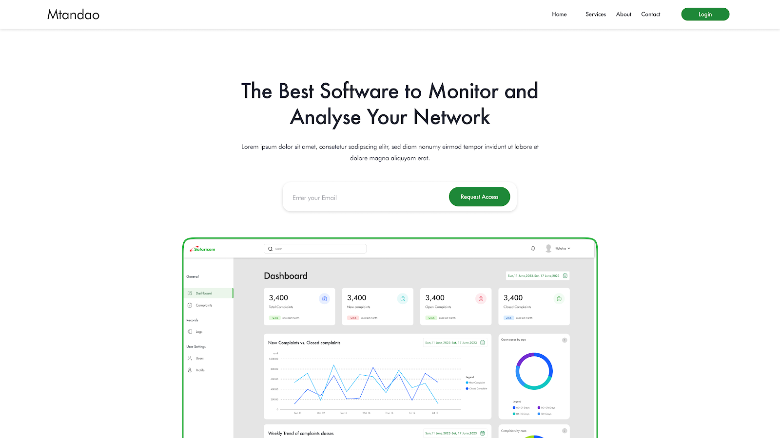 Project - Mtandao Portal | Mark Aloo