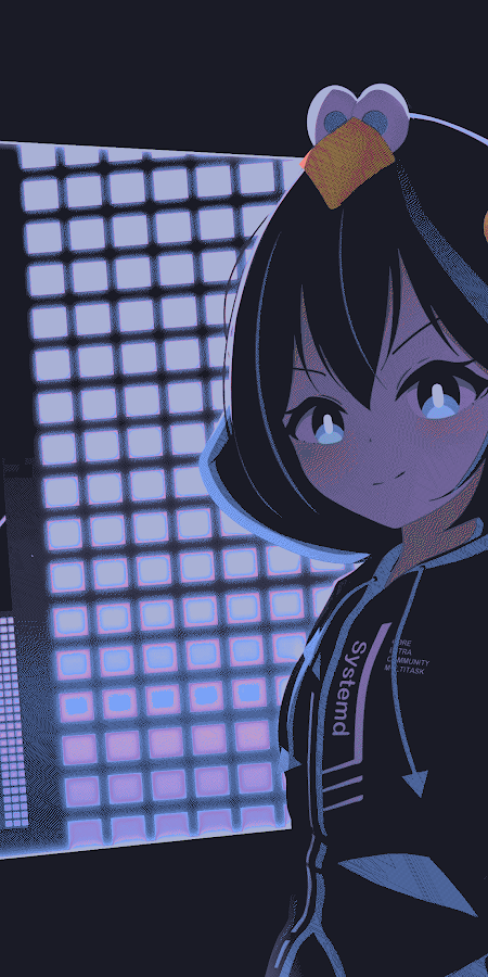 Anime, Linux, Open Source, Arch Linux 4K Phone Wallpaper