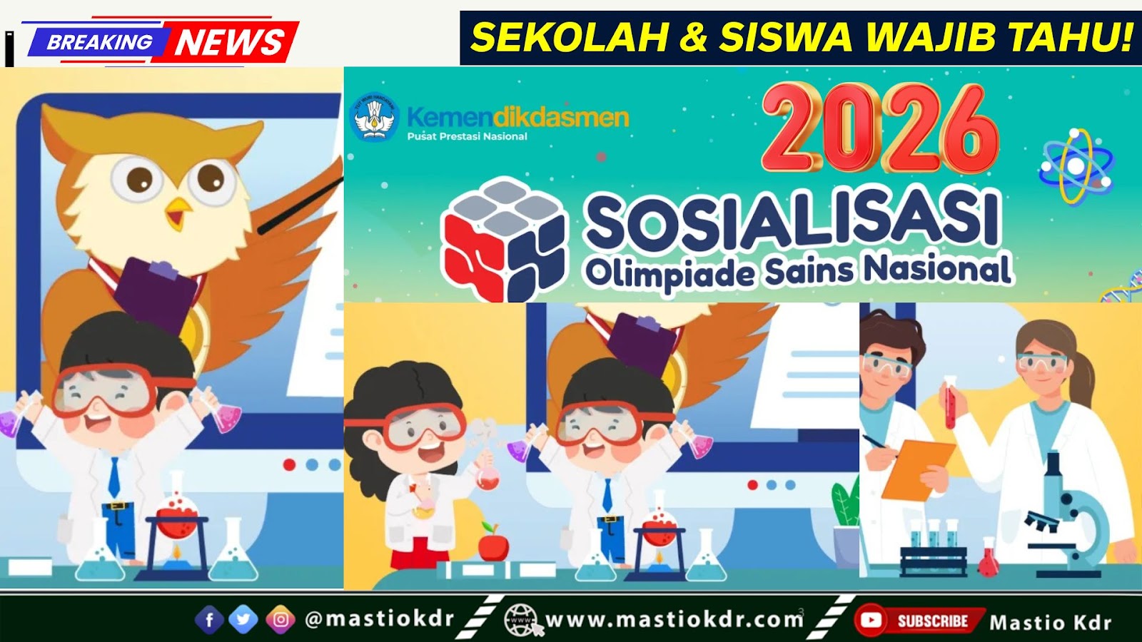 Sosialisasi Olimpiade Sains Nasional (OSN) Tahun 2026 Jenjang SD/SMP ...