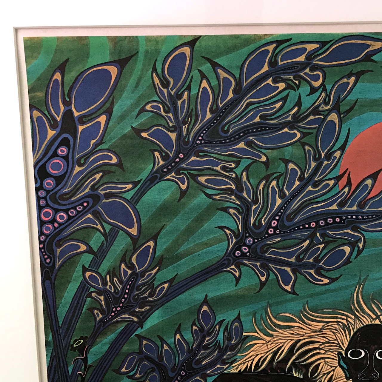 Jesse Allen Signed 'Two Macaques' Print