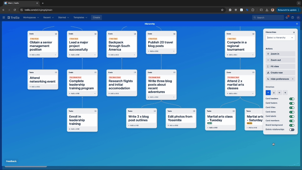 Hierarchy for Trello Power-Up | Trello