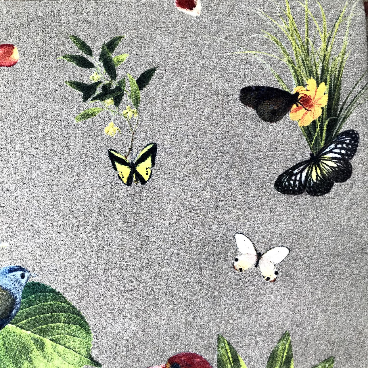 Tropical Bird & Flower Area Rug