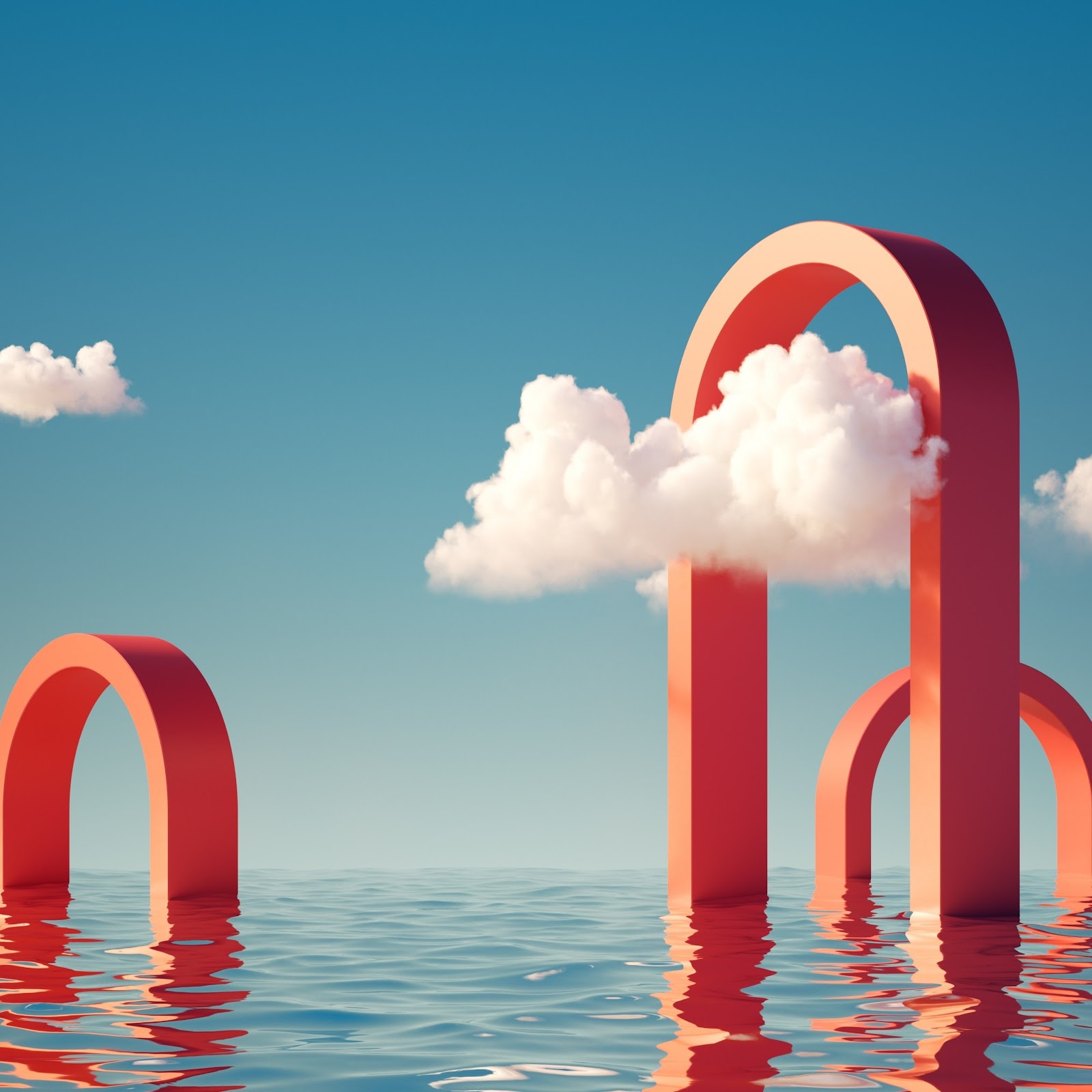 Cgi, Artwork, Sky, Clouds, Landscape 4K Wallpaper