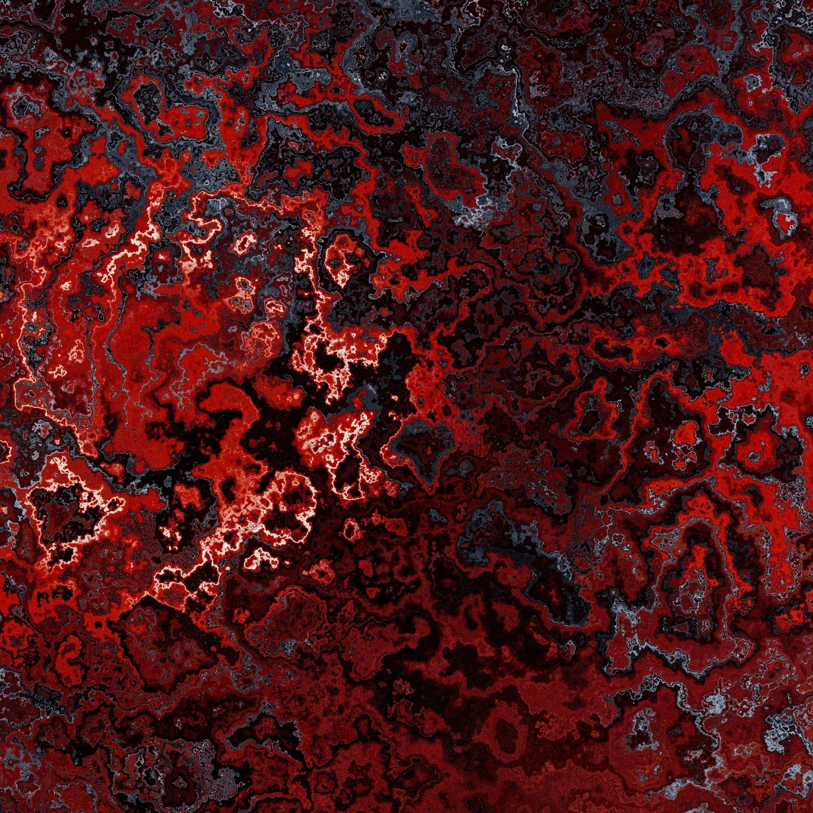 Digital Art, Liquid, Abstract, Texture, Red 4K Phone Wallpaper