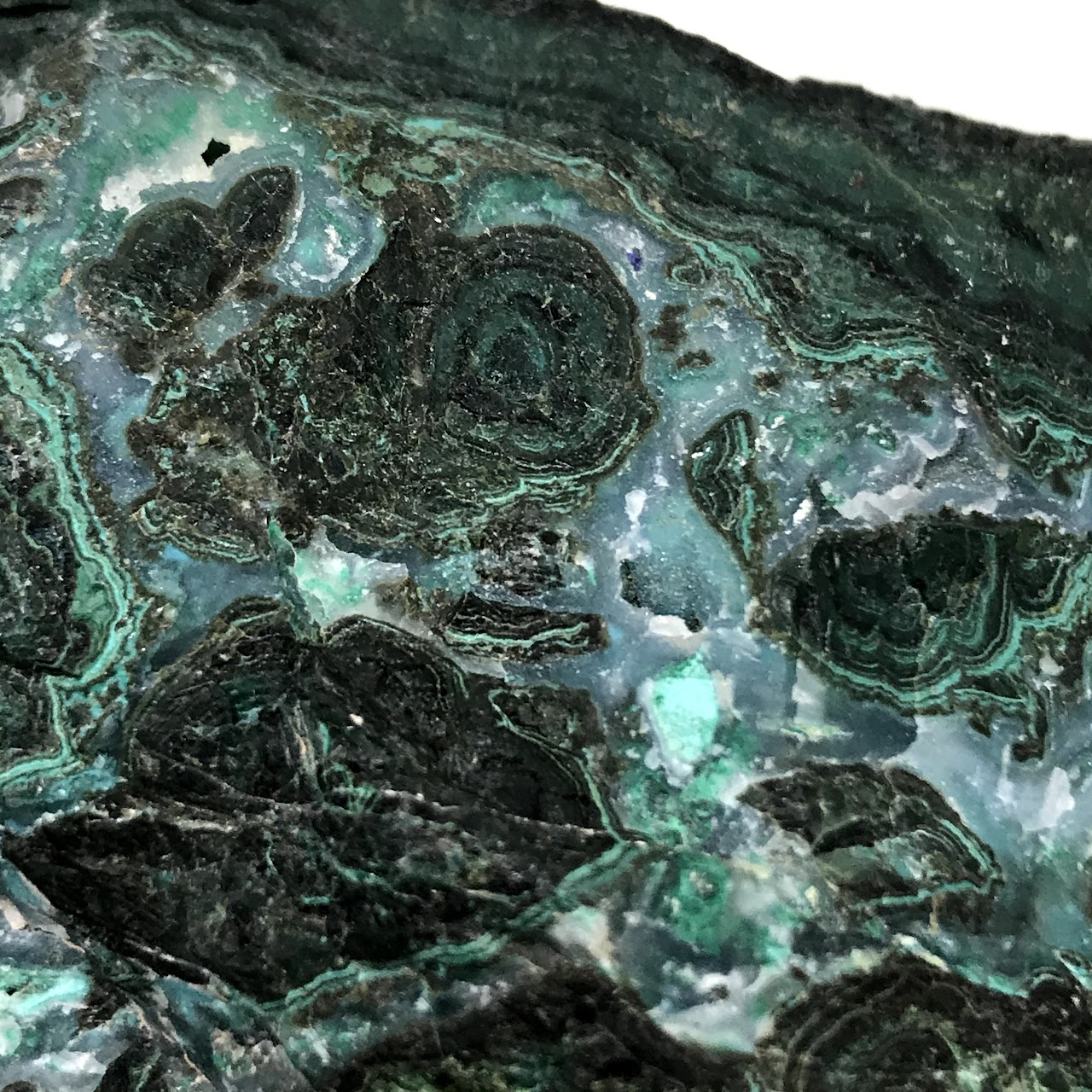 Malachite, Chrysocolla & Quartz Specimen