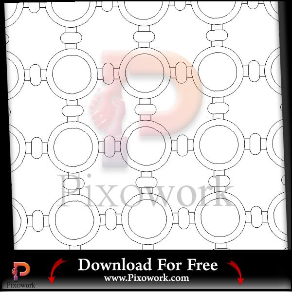 DWG files free Simple Islamic Pattern