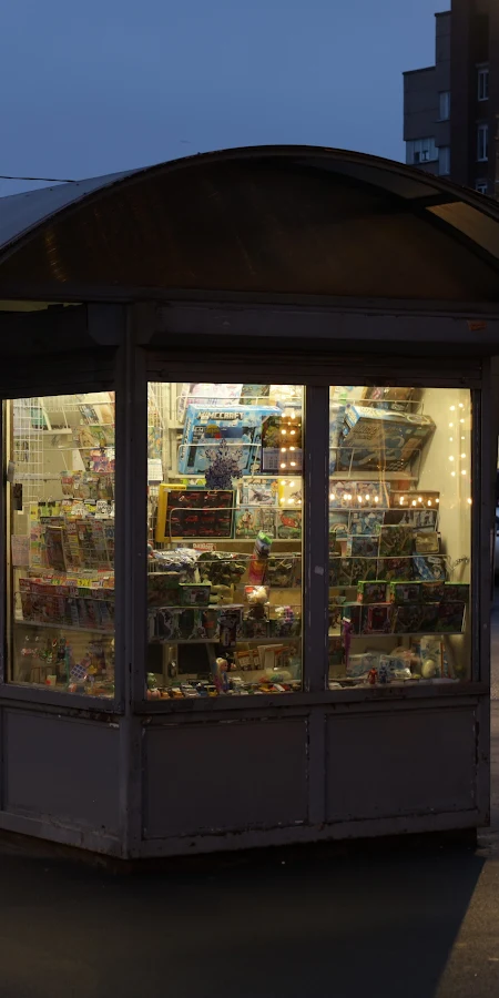 Newsstand, Kiosk, Small Business, Retail 4K Phone Wallpaper