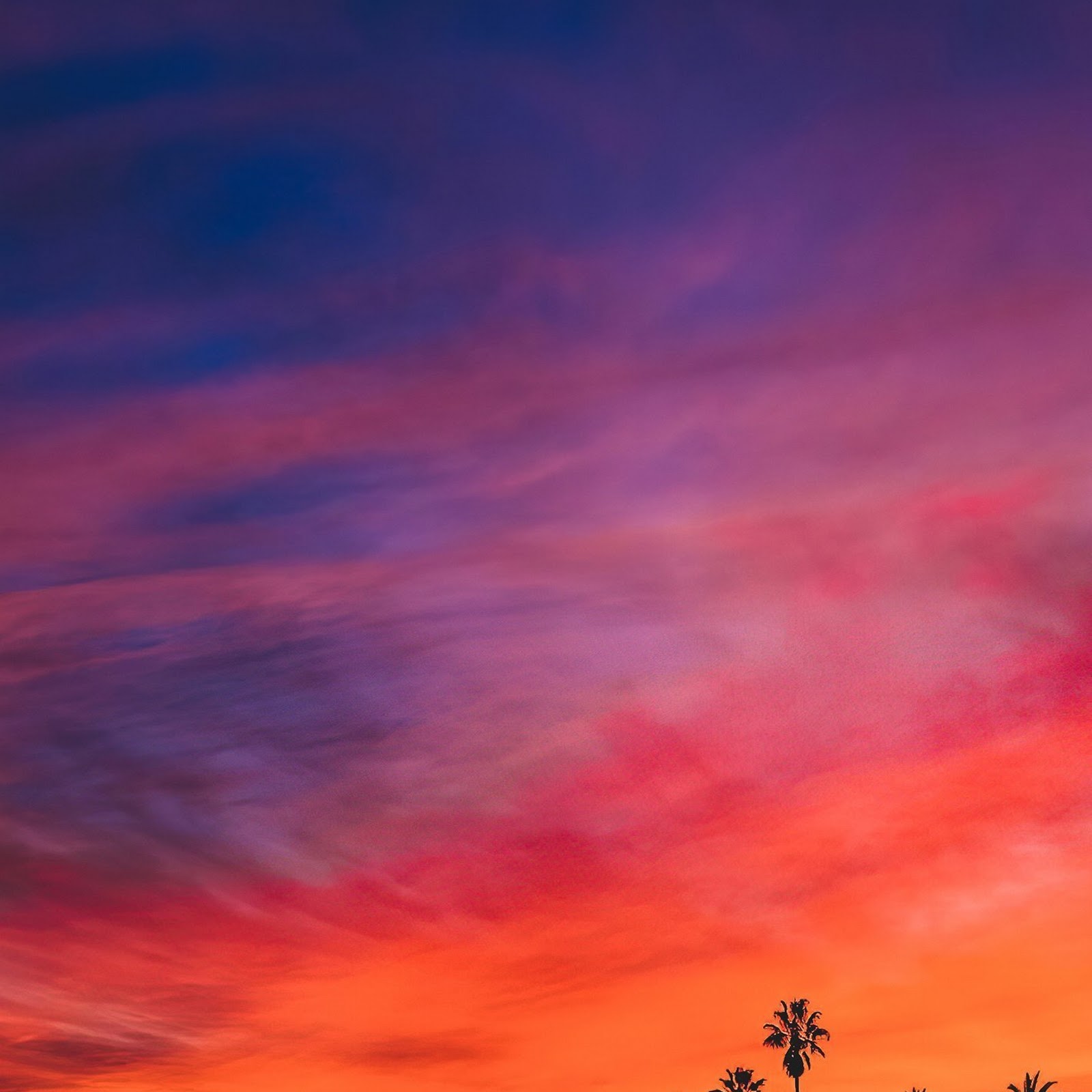 Sunset, Cloud, Atmosphere, Natural Landscape, Afterglow Full HD iPhone ...