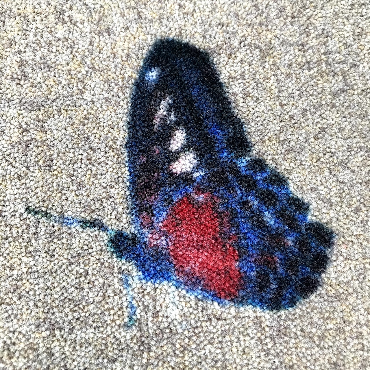 Tropical Bird & Flower Area Rug