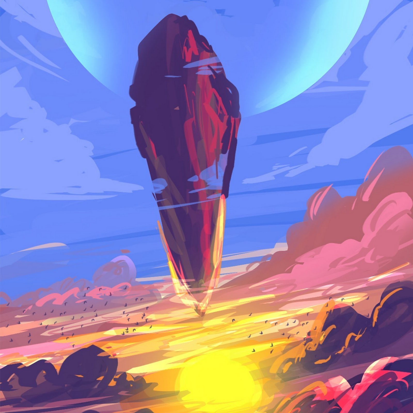 Digitalpainting, Design, Painting, Illustration, Atmosphere 2K iPhone ...