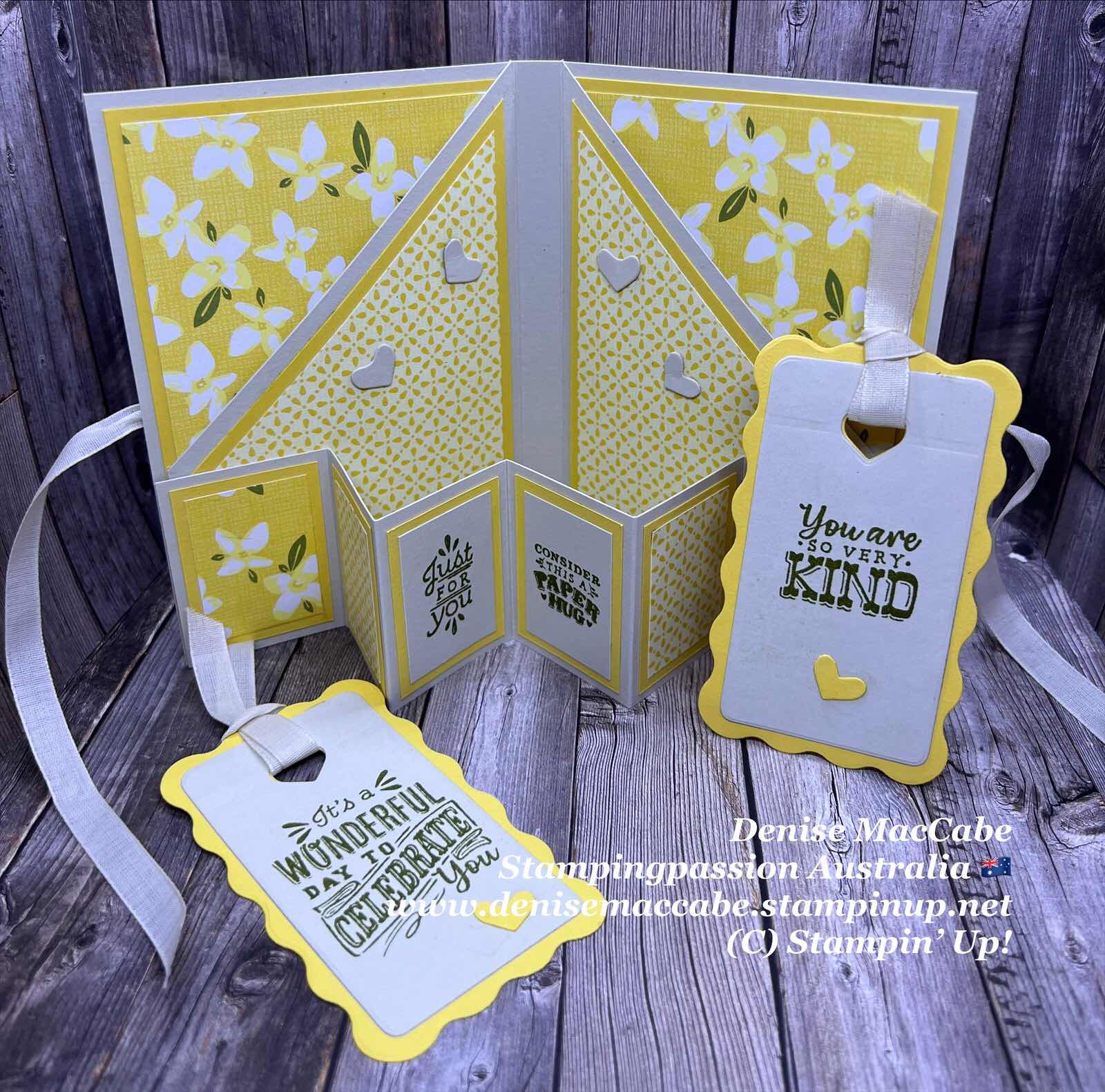 Stamping Passion: Make it Monday Concertina Pocket fold card 7.4.2025