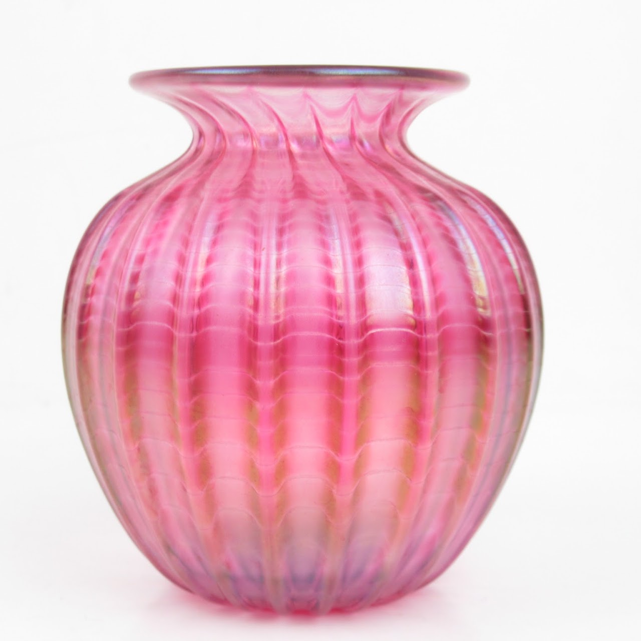 Signed Art Glass Vase