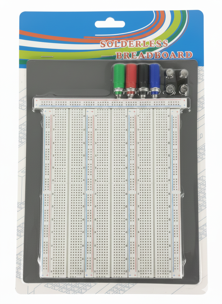 Breadboard Soldless 2390 Tie-points 206 | AB Electronics