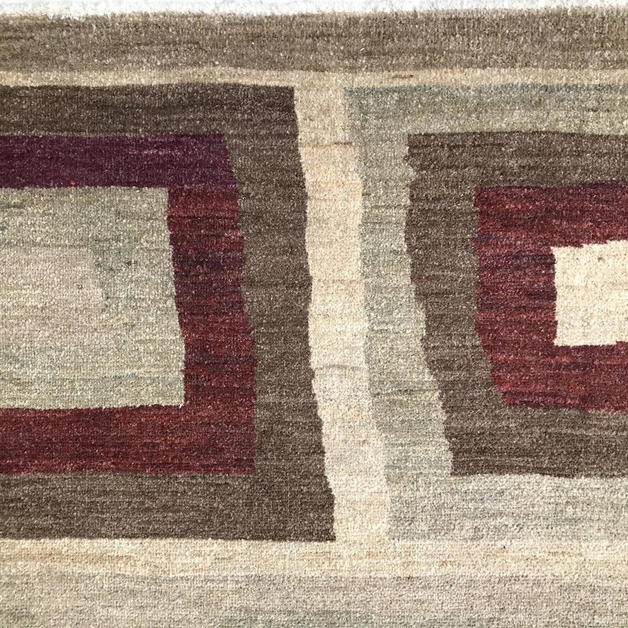 Geometric Wool Area Rug