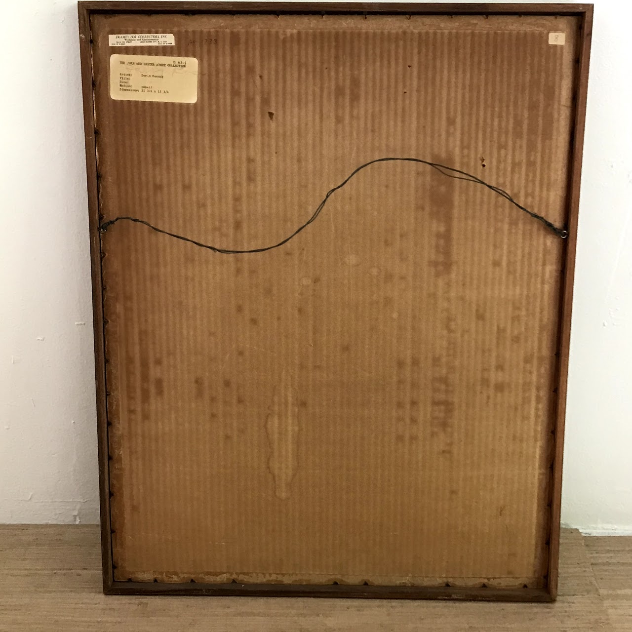 Doris Caesar Signed Watercolor & Pastel Painting