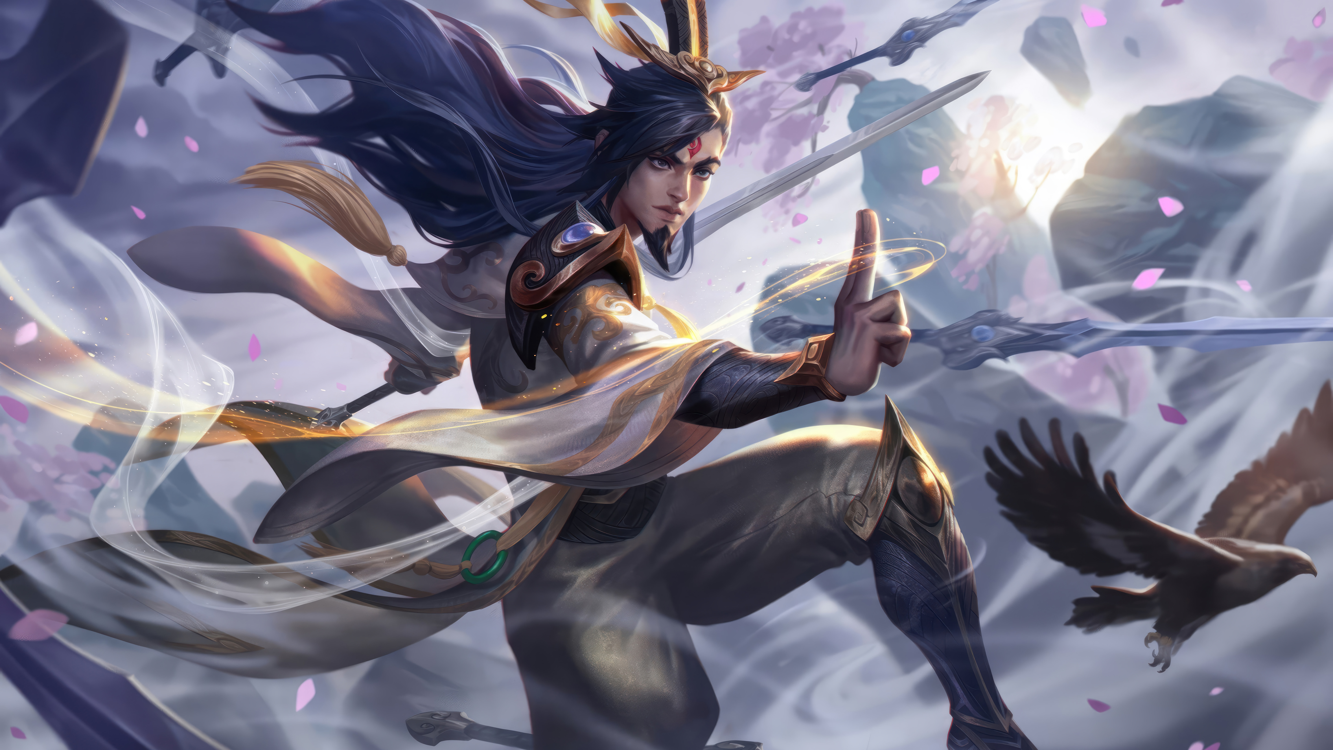 LOL League of Legends Wuji Sword Saint Yi Master Yi Jade Sword Legend ...