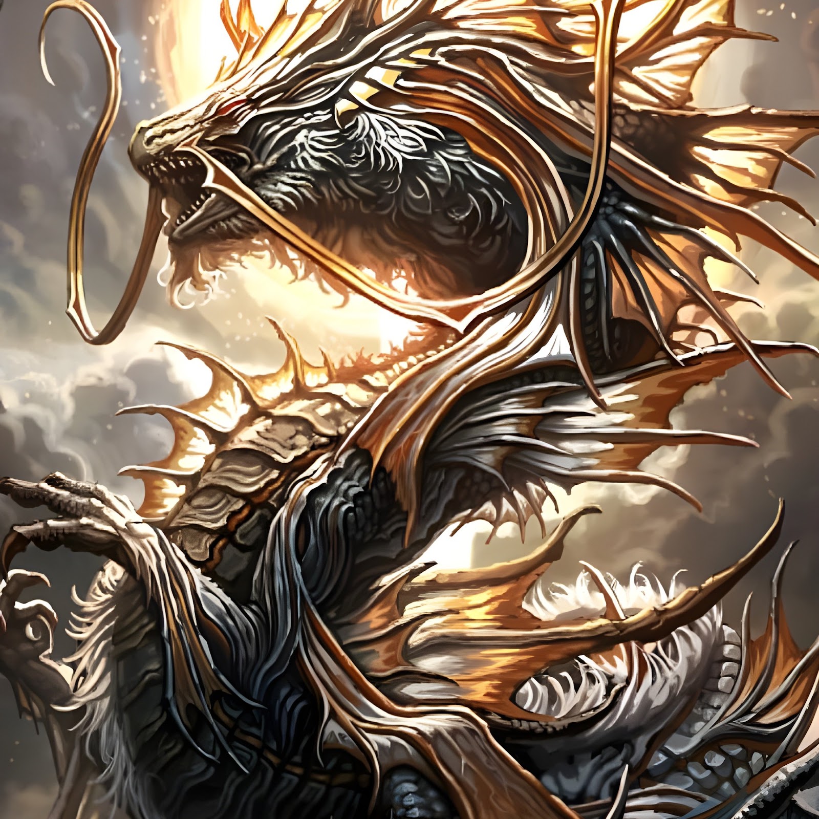 Fantasy Mythical Dragons, Dragon, Legendary Creature, Art, Painting 4K ...