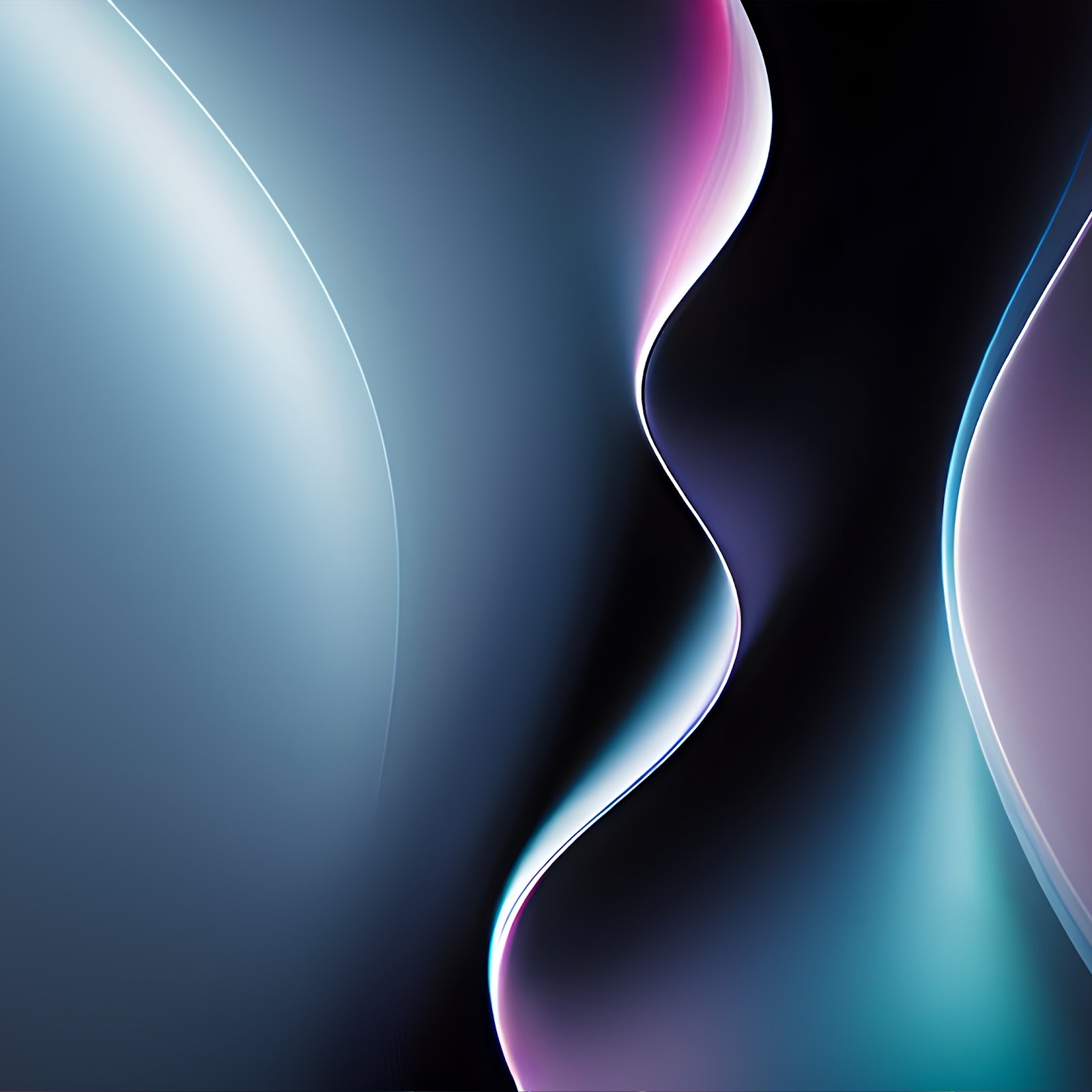 Curves, Gradient, Abstract, Fluid 4K Wallpaper