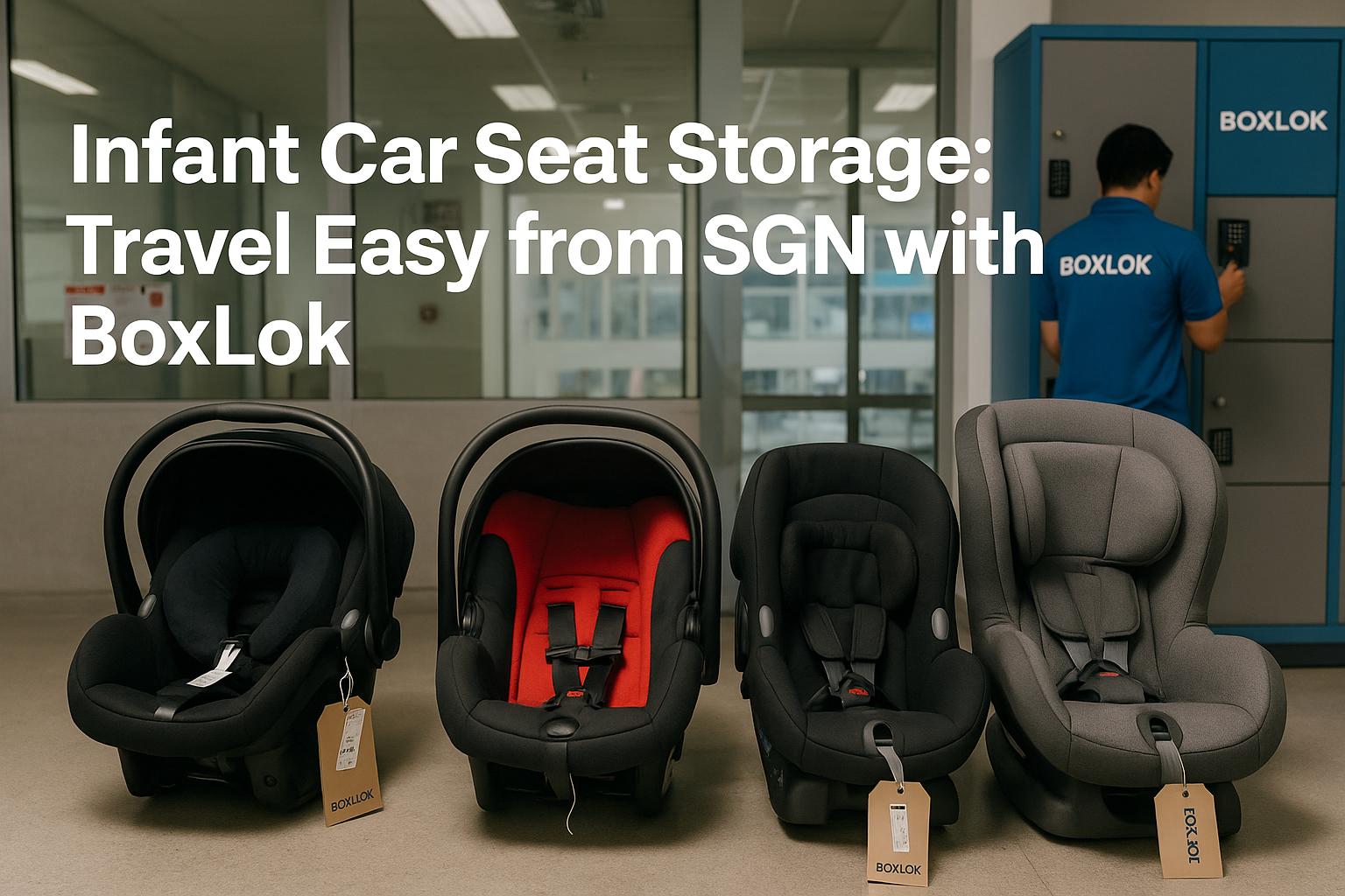 Infant Car Seat Storage: Travel Easy from SGN with BoxLok