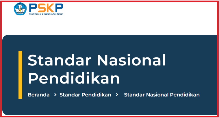 Standar Nasional Pendidikan (SNP)