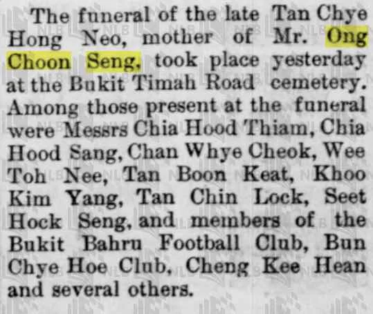 Ong Boon Pye and Tan Chye Hong Neo