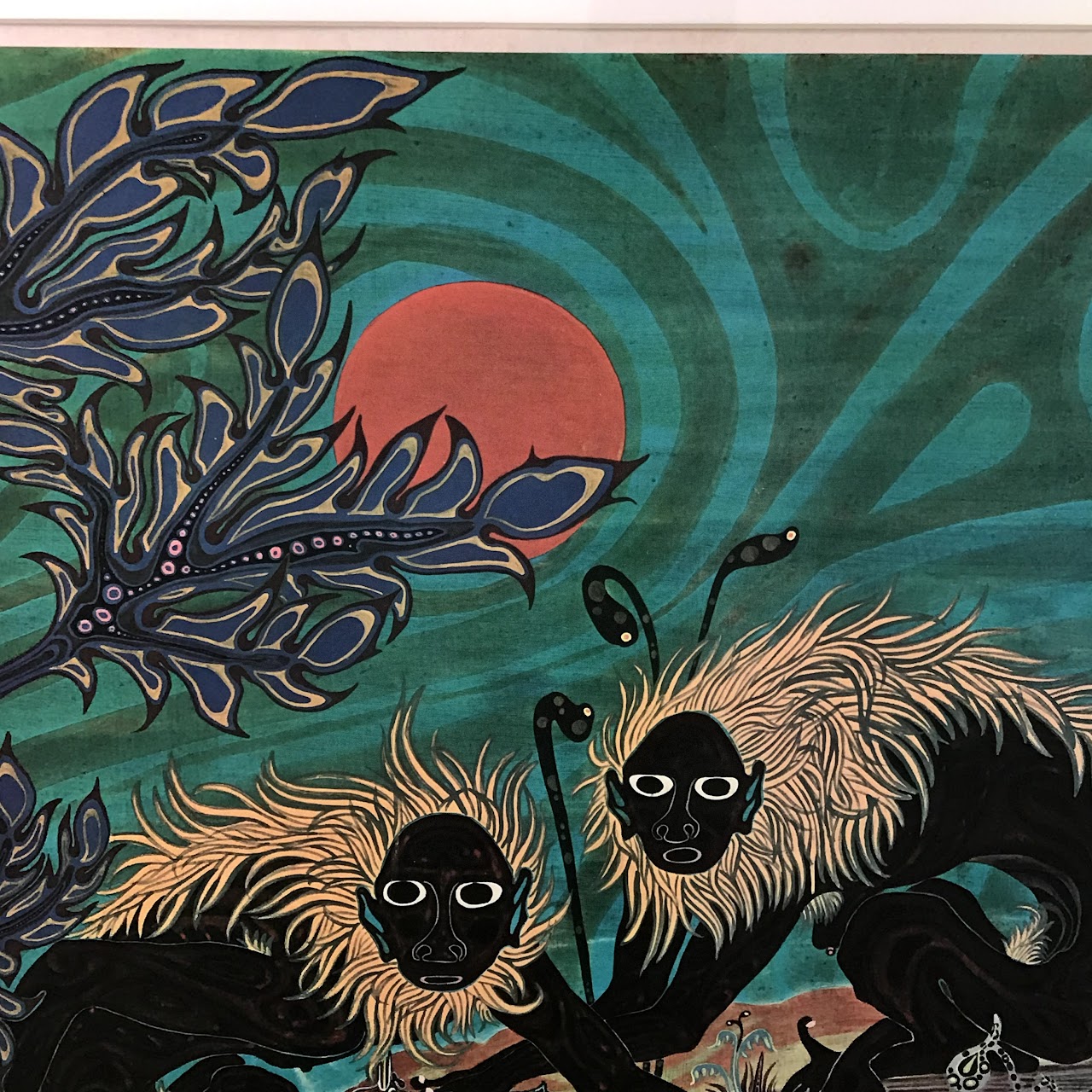 Jesse Allen Signed 'Two Macaques' Print