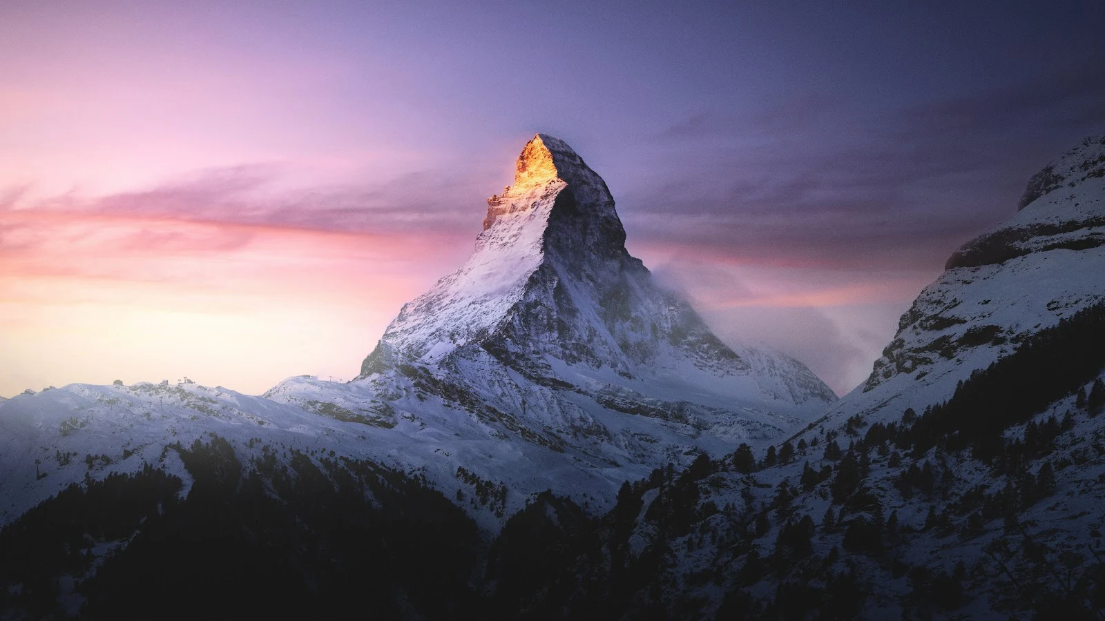 Zermatt, Matterhorn, Switzerland, Landscape, Mountains 8K Wallpaper