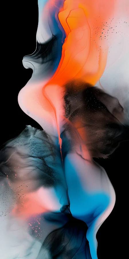 Abstract Art, Fluid Art, Color Smoke, Artistic Design 2K iPhone Phone ...