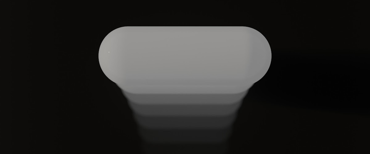 Abstract Gray Shape On Black 2K Desktop Wallpaper