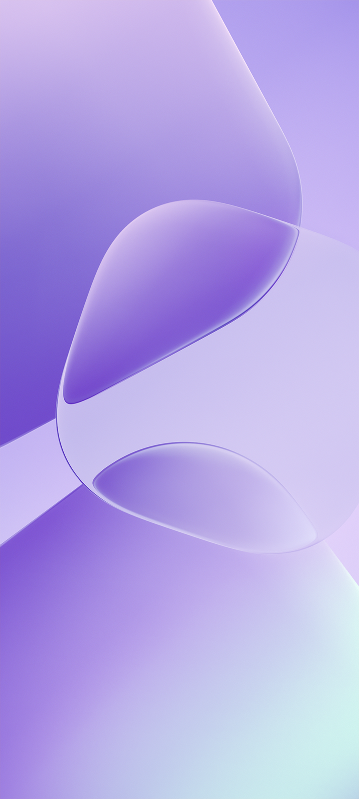 Abstract Purple Gradient Shapes iPhone Wallpaper